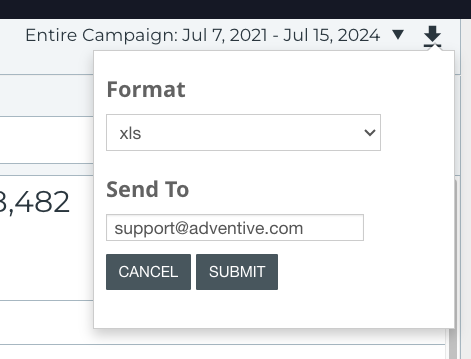 Exporting Full Campaign Reports